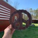 Rusty Peace Sign - Etsy