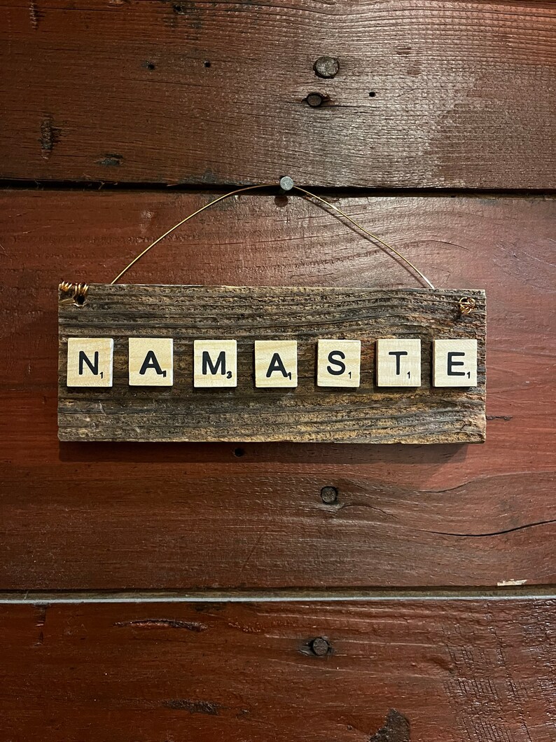 Namaste Sign - Etsy