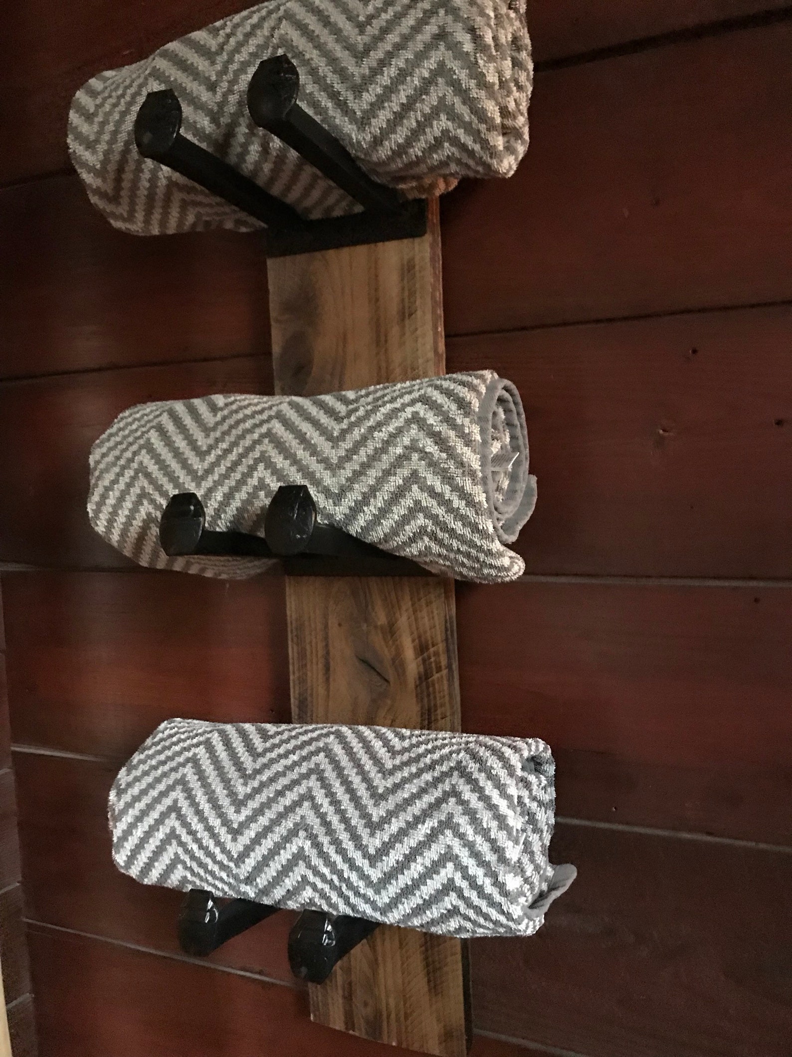 Railroad Spike Towel Rack | Etsy