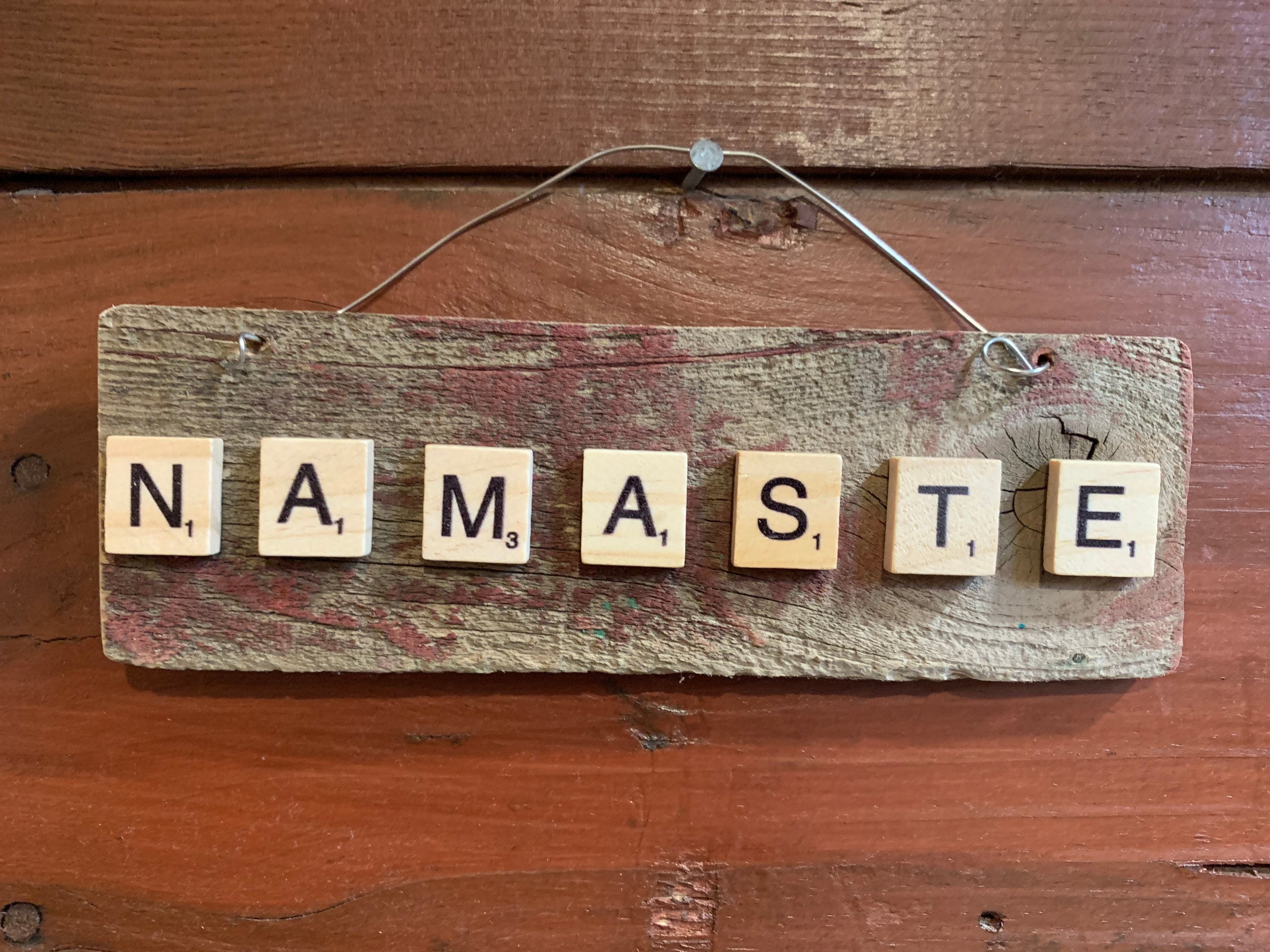 Namaste Sign - Etsy