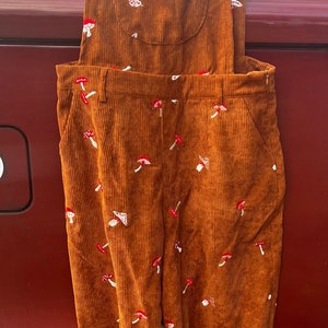 Mushroom Overalls - Etsy