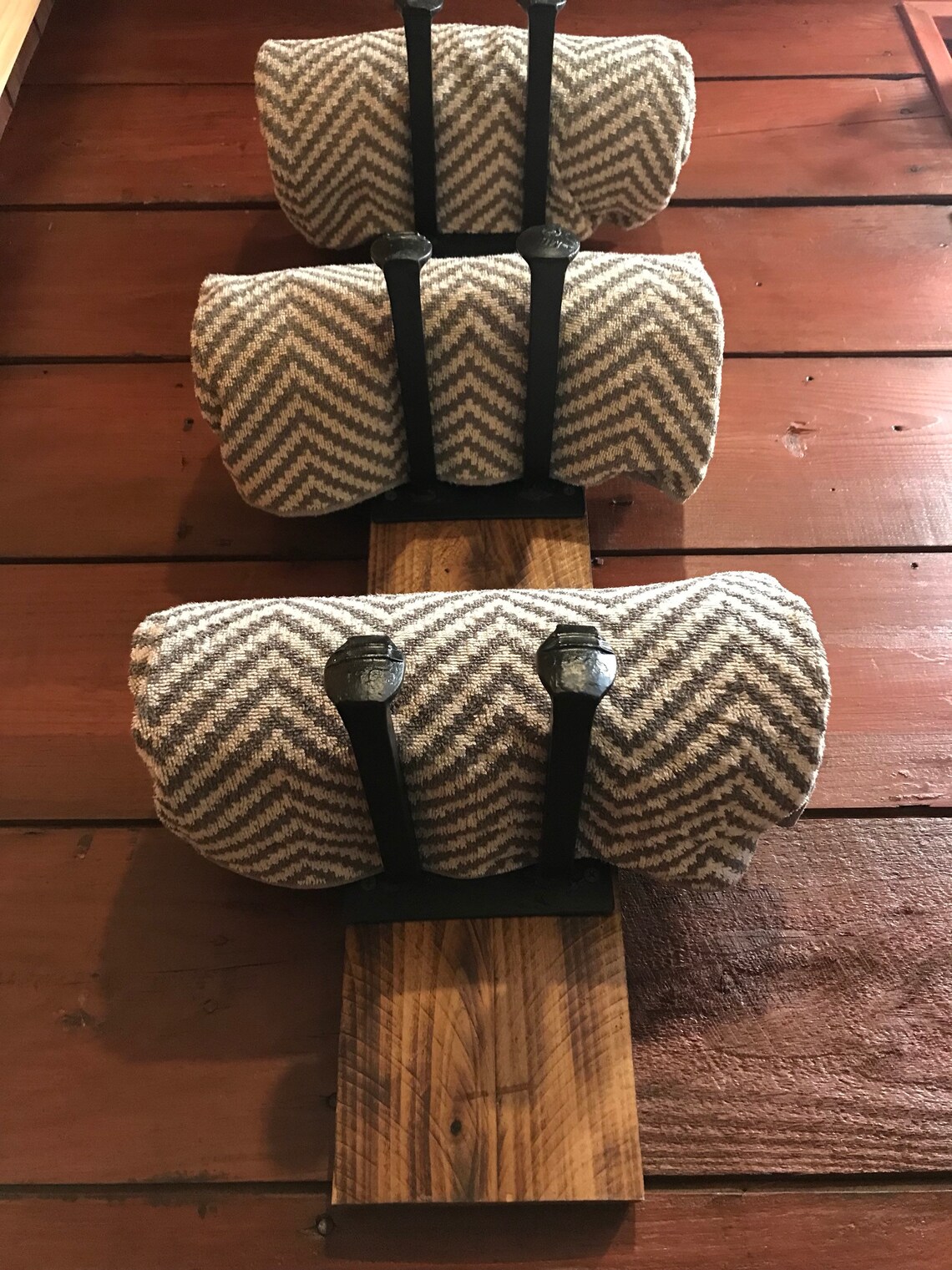 Railroad Spike Towel Rack | Etsy