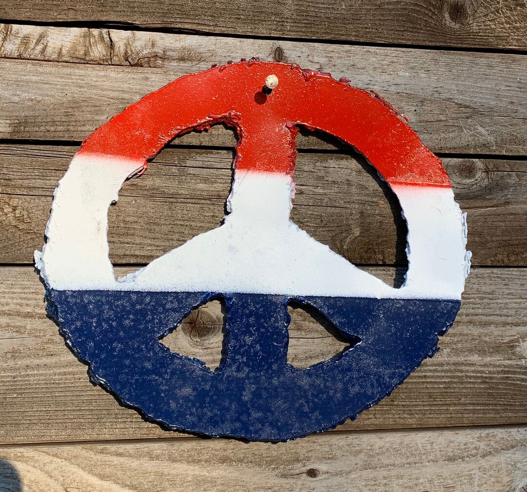 Patriotic Peace Sign - Etsy