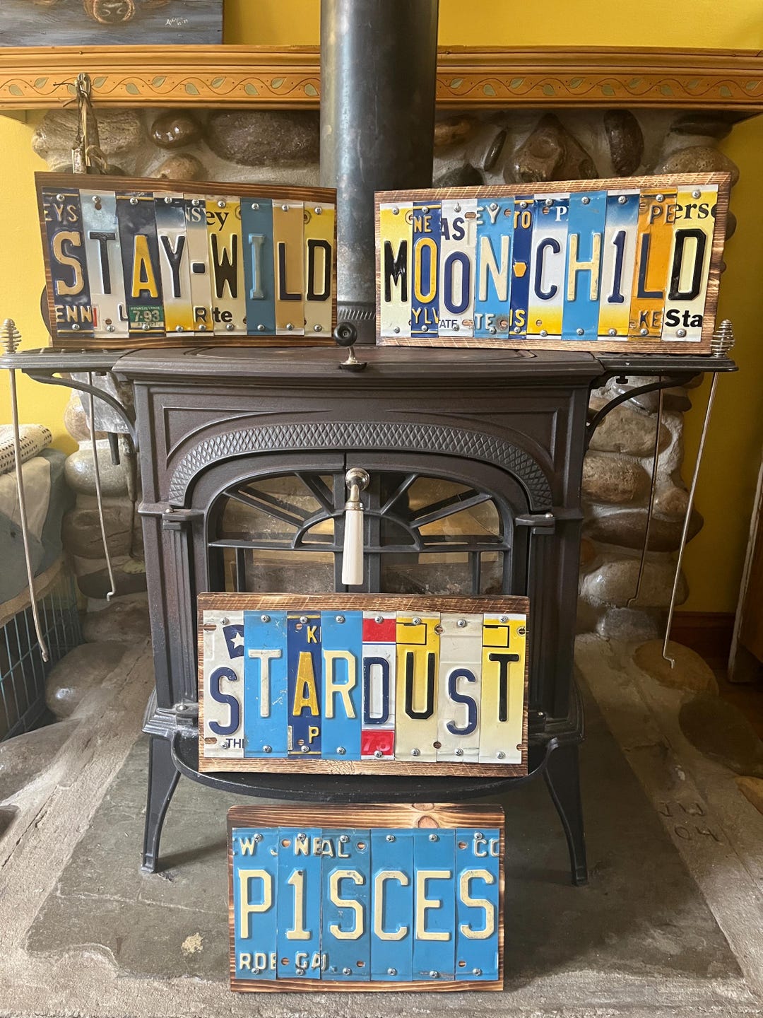 Stay Wild License Plate Sign - Etsy