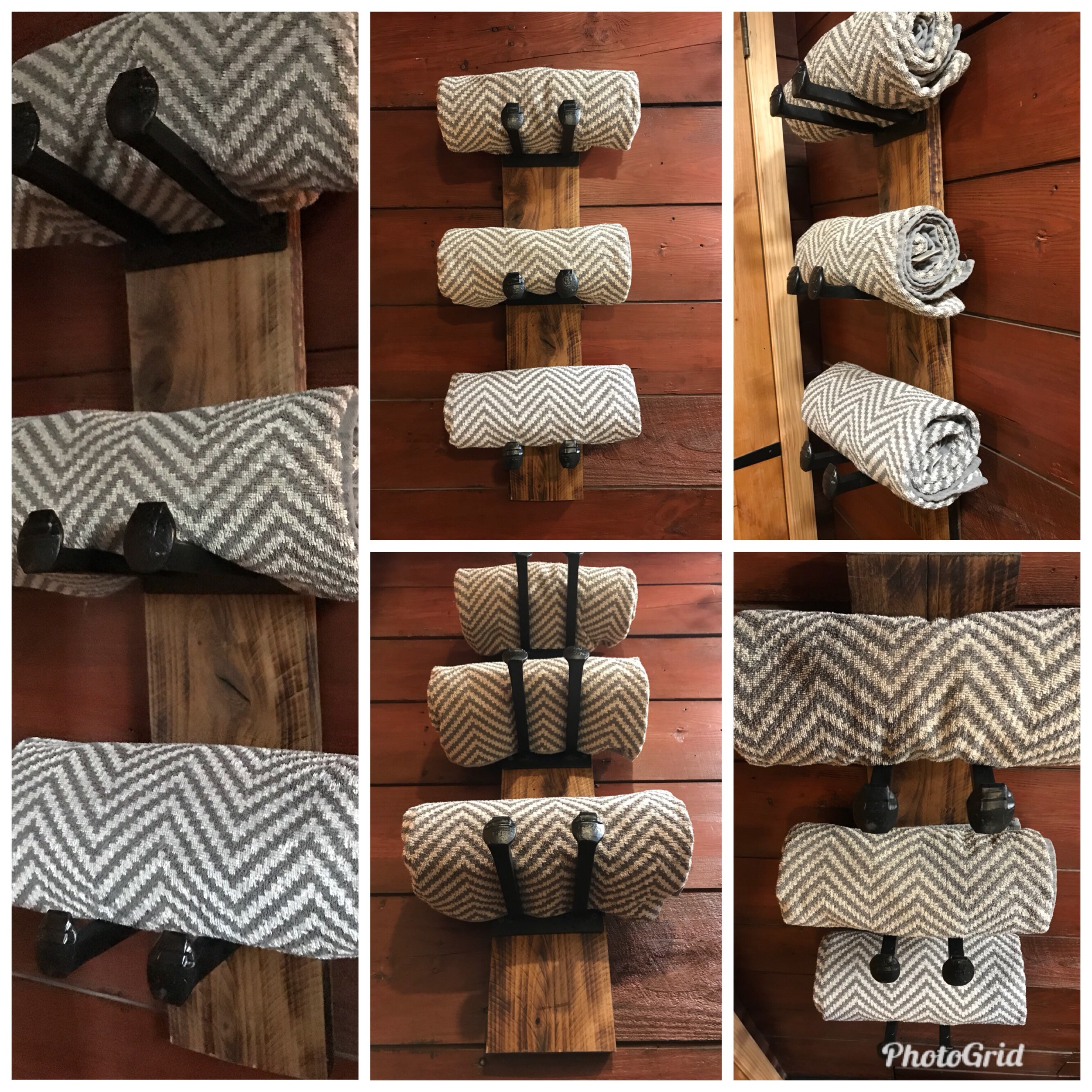 Railroad Spike Towel Rack | Etsy