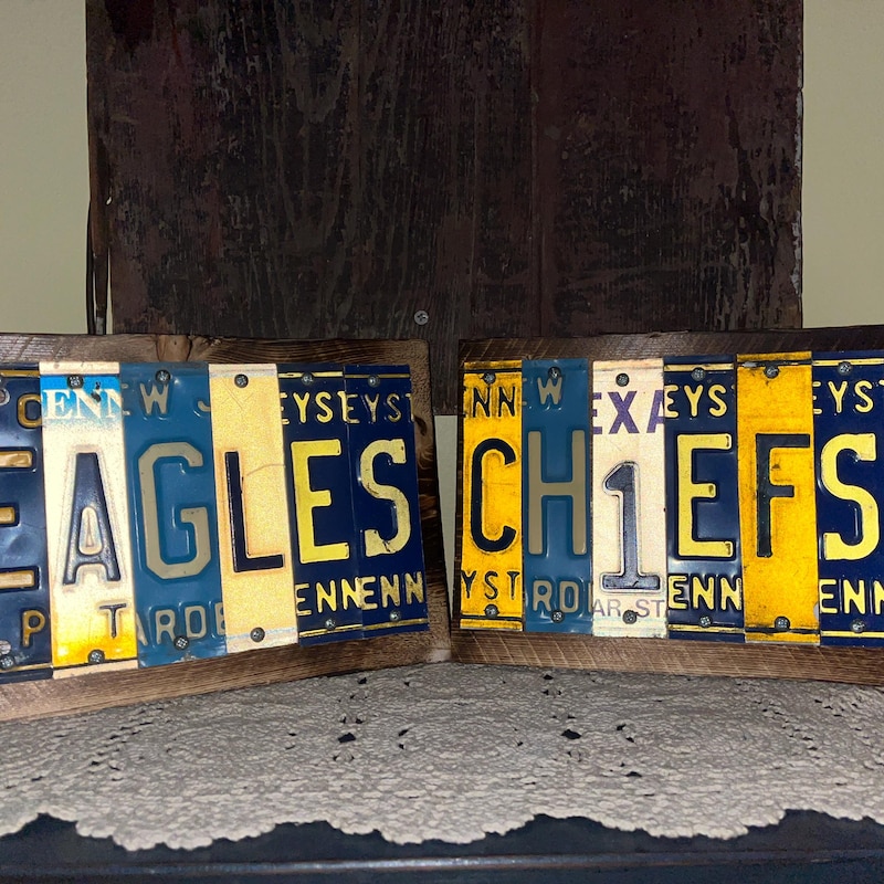 Upcycled License Plates - Etsy