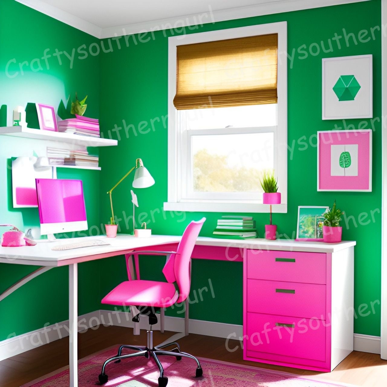 Screensaver Background Office Pink Pearls and Ivy Background PNG ...
