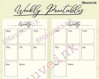 Printable Sticky Notes Minimalist Design 3x3 Inch Journal Bujo Neutral ...