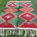 Green Red Rug / Turkish Green Rug / Vintage Turkish Rug / Old - Etsy