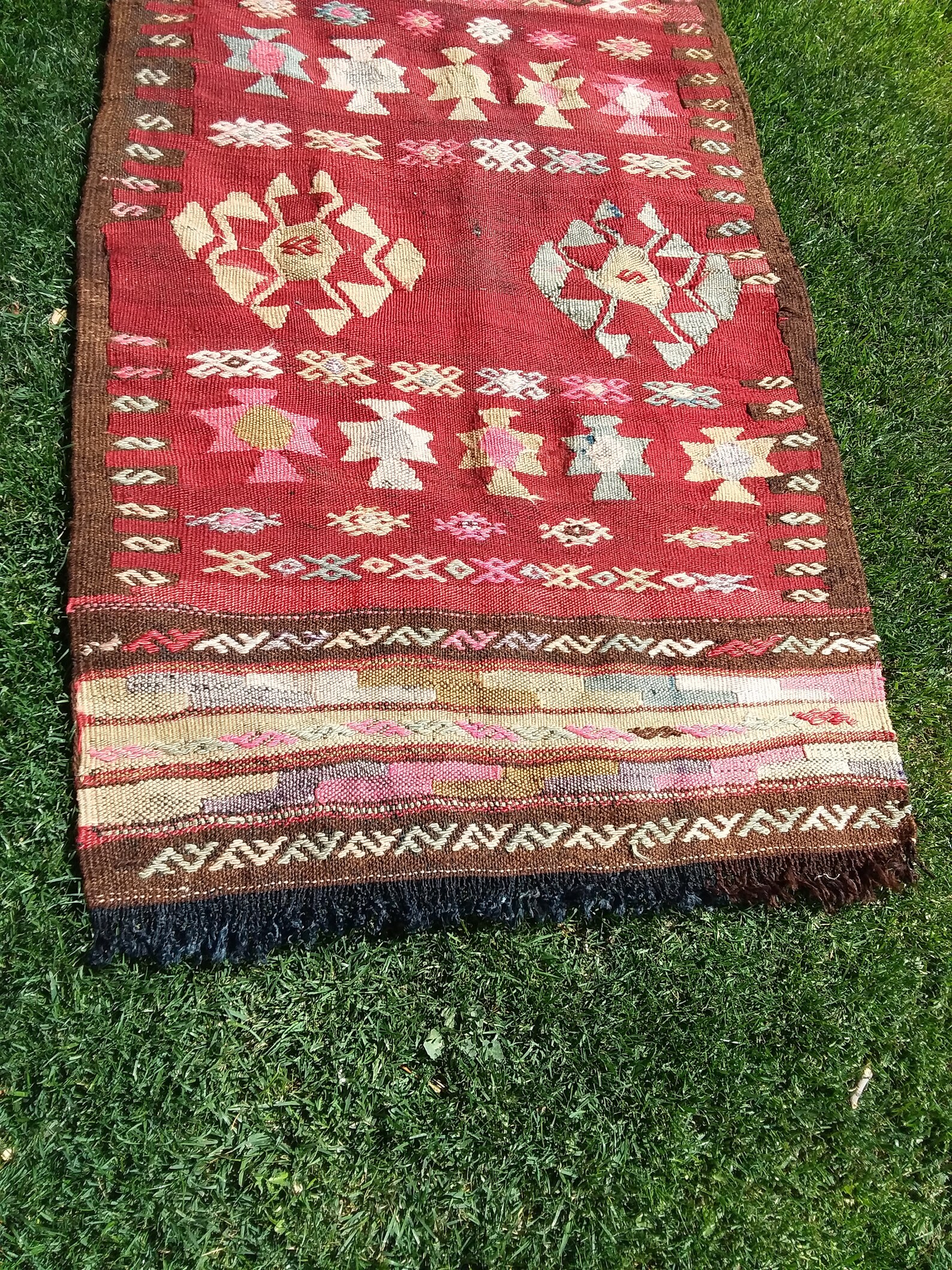 2'4x4'0 Vintage kilim rug old kilim small woolen | Etsy