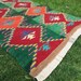 Green Red Rug / Turkish Green Rug / Vintage Turkish Rug / Old - Etsy
