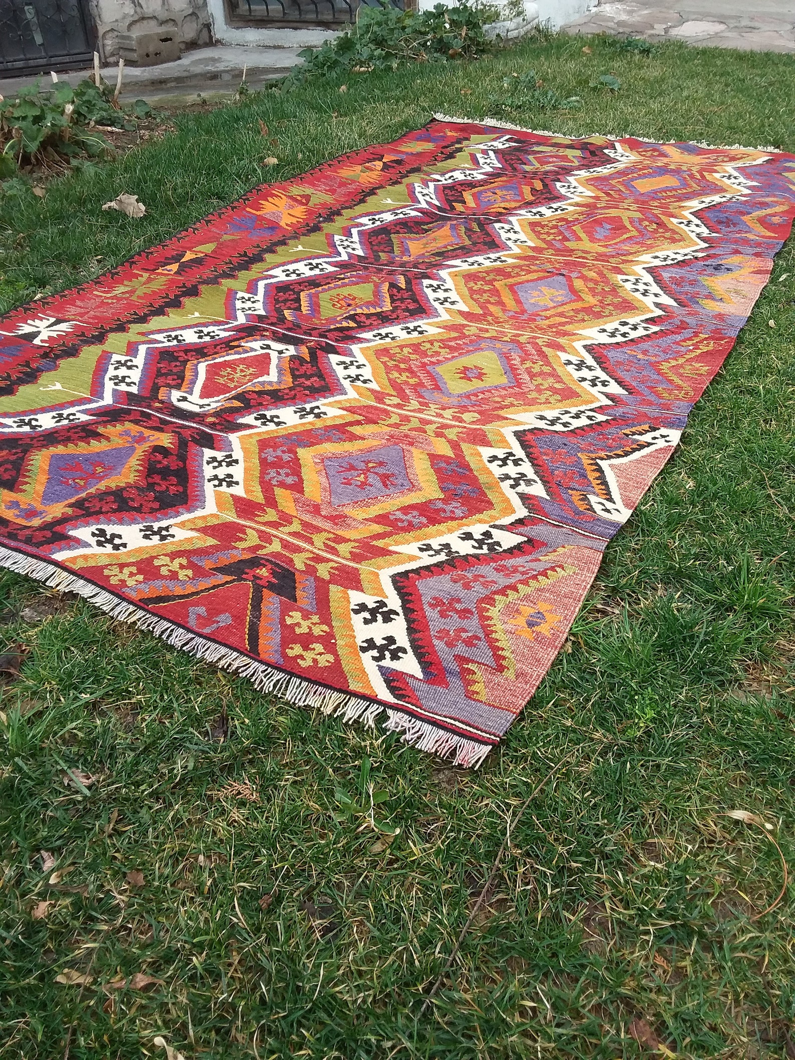 Bohemian Turkish Vintage Kilims Rug Handmade Turkish Kilims - Etsy