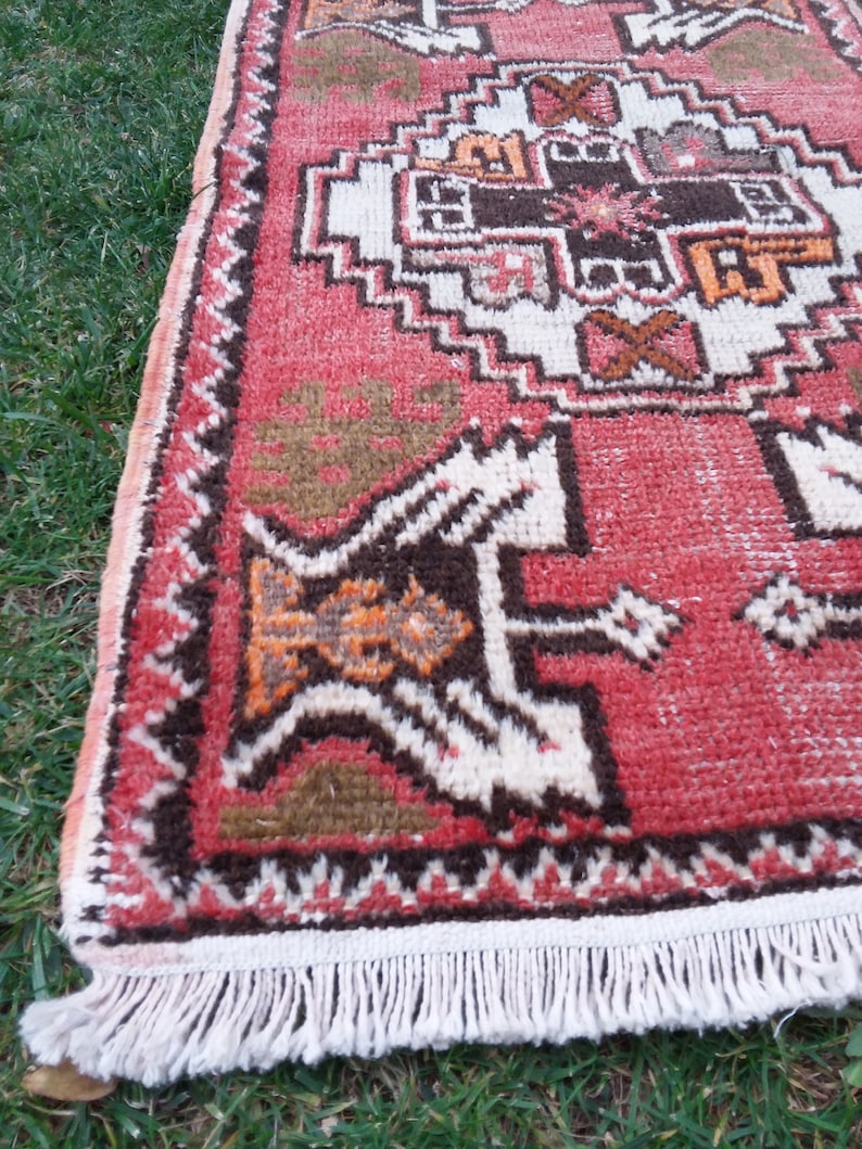 Small Rug Turkish Oushak Small Rug Vintage Decorative Small - Etsy