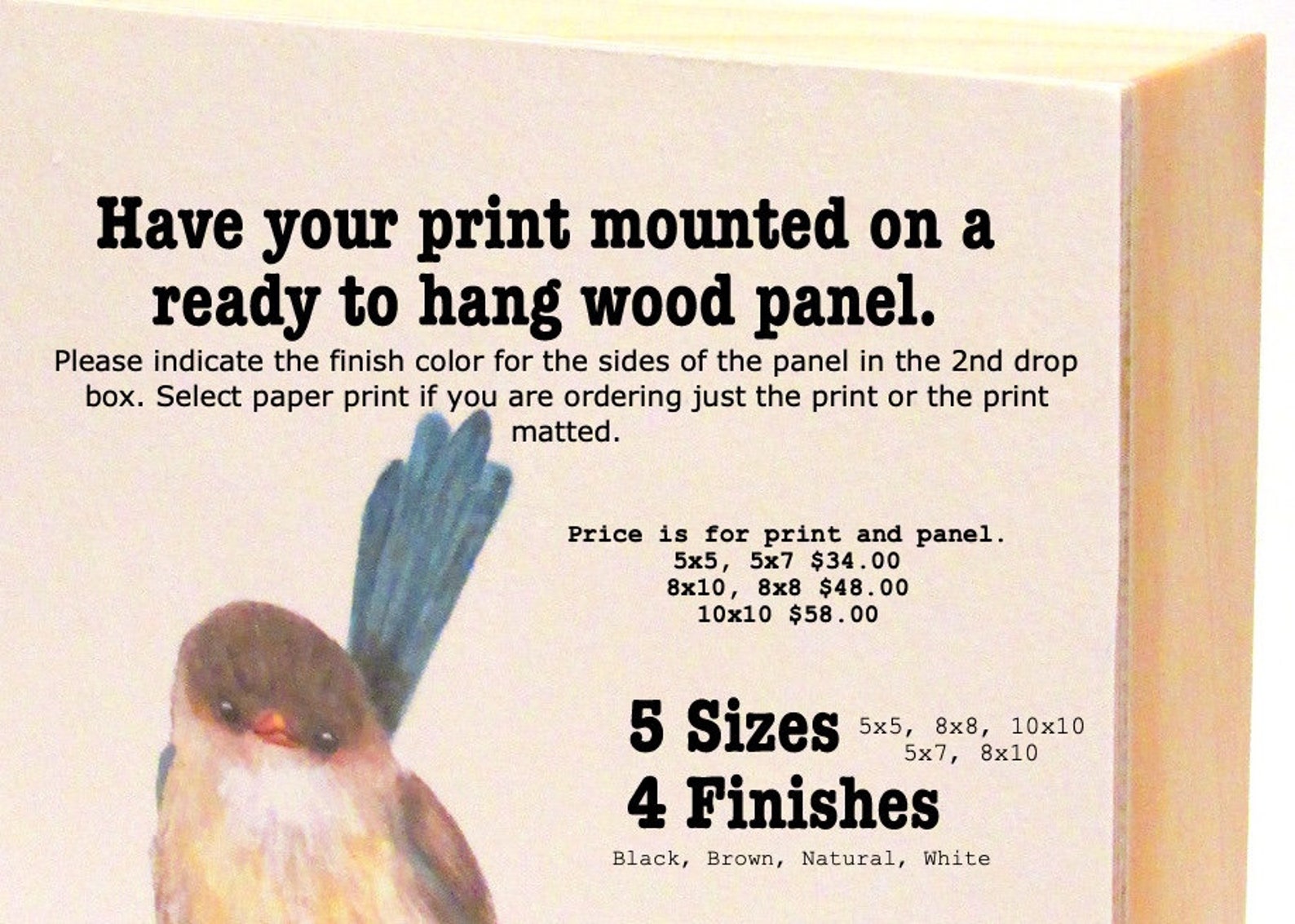 Watercolor Bird Square Print Abstract Bird Art Wall Decor - Etsy