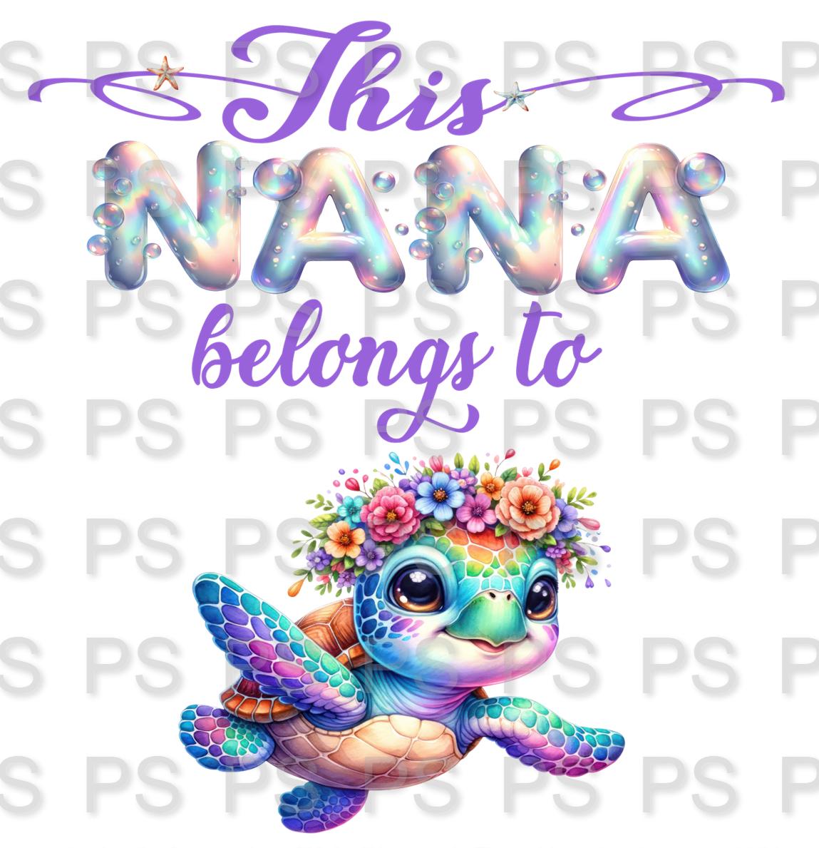 This Grandma or Nana Belongs to Design - Etsy