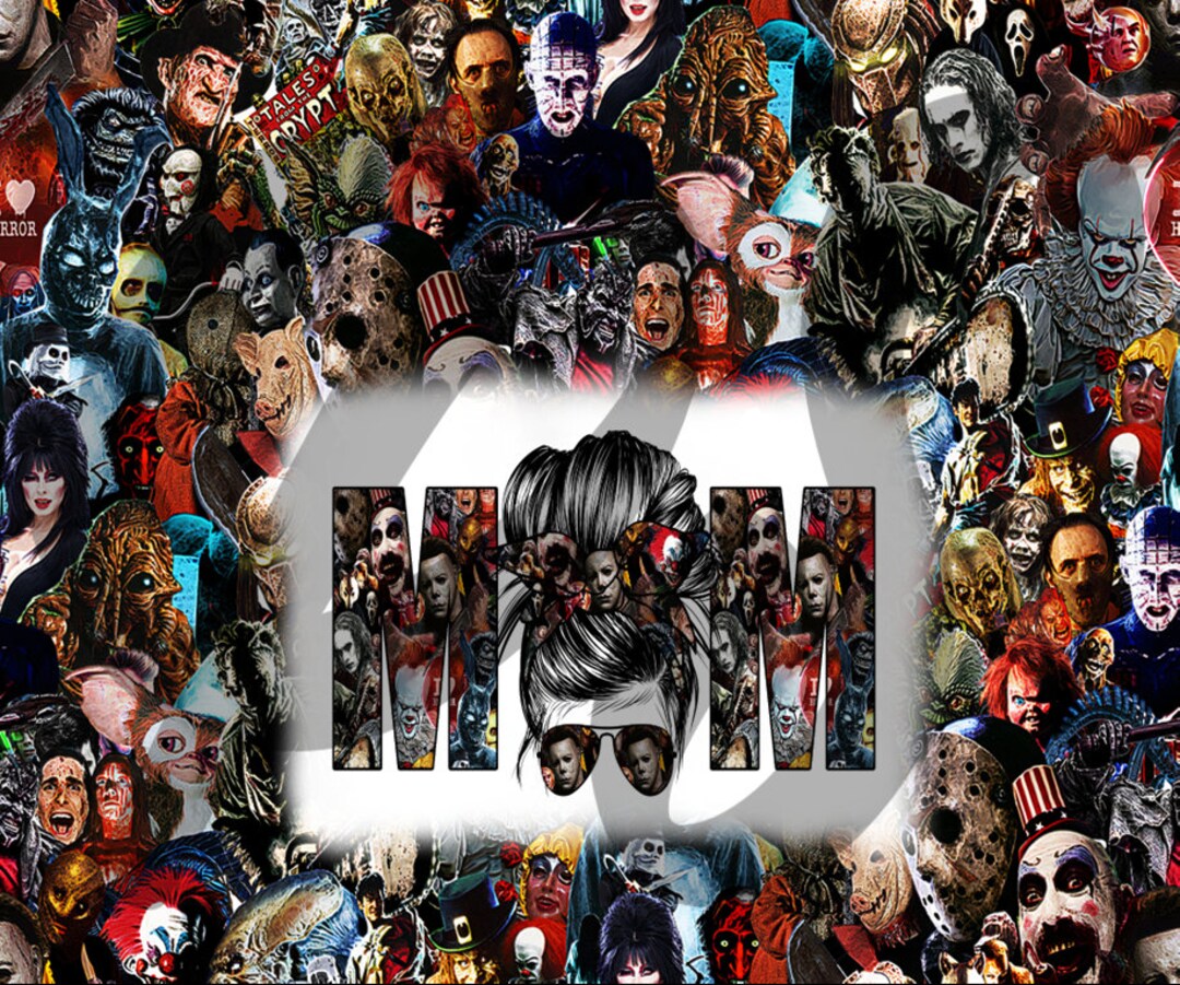 Horror Mom Tumbler Design - Etsy