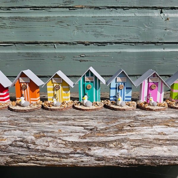 Miniature Beach Huts - Etsy UK