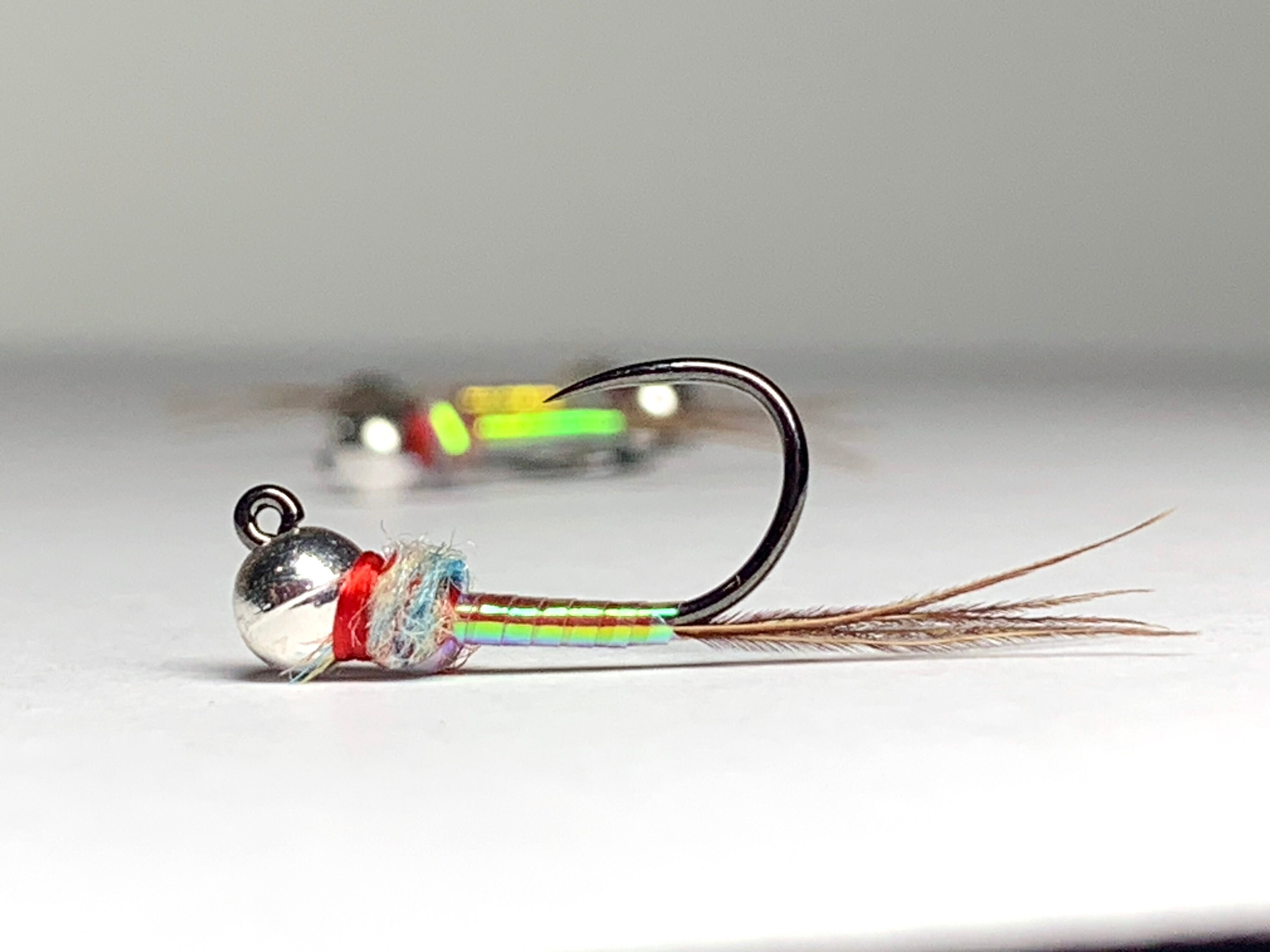 4pc Rainbow Warrior Black Dubbing Perdigon Tungsten Euro Jig Nymph Size 14/16/18 Low prices ...