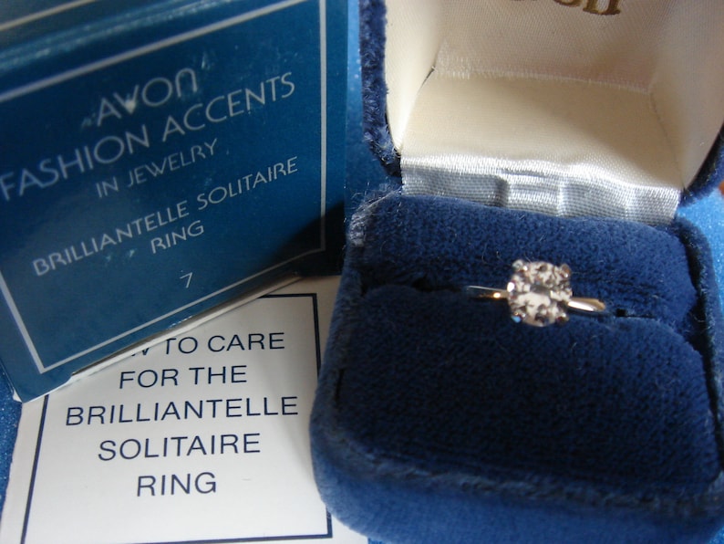 Vintage Sterling Silver Avon Ring - Etsy