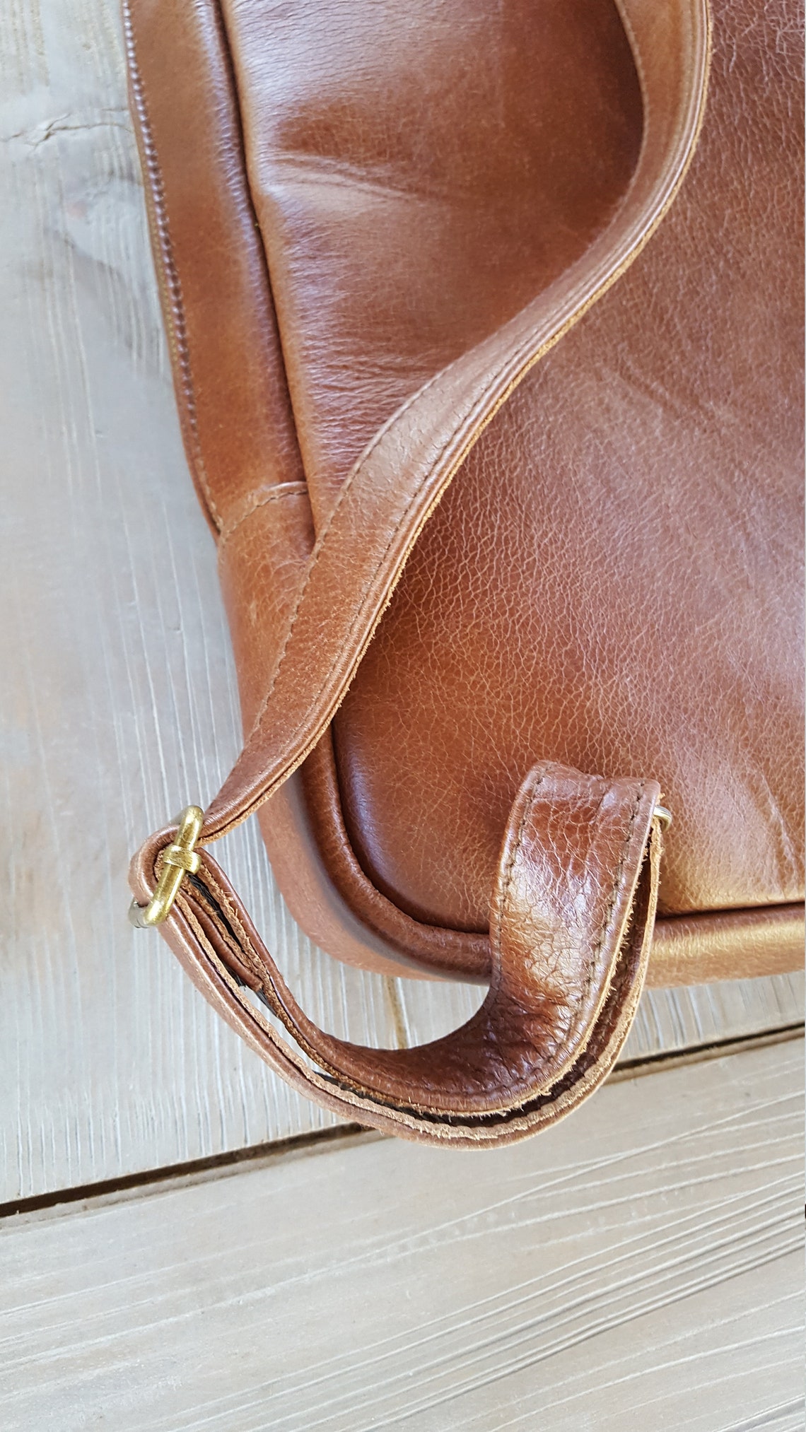 Brown Leather Backpack, Tan Rucksack, Minimalist Backpack, Laptop Bag ...