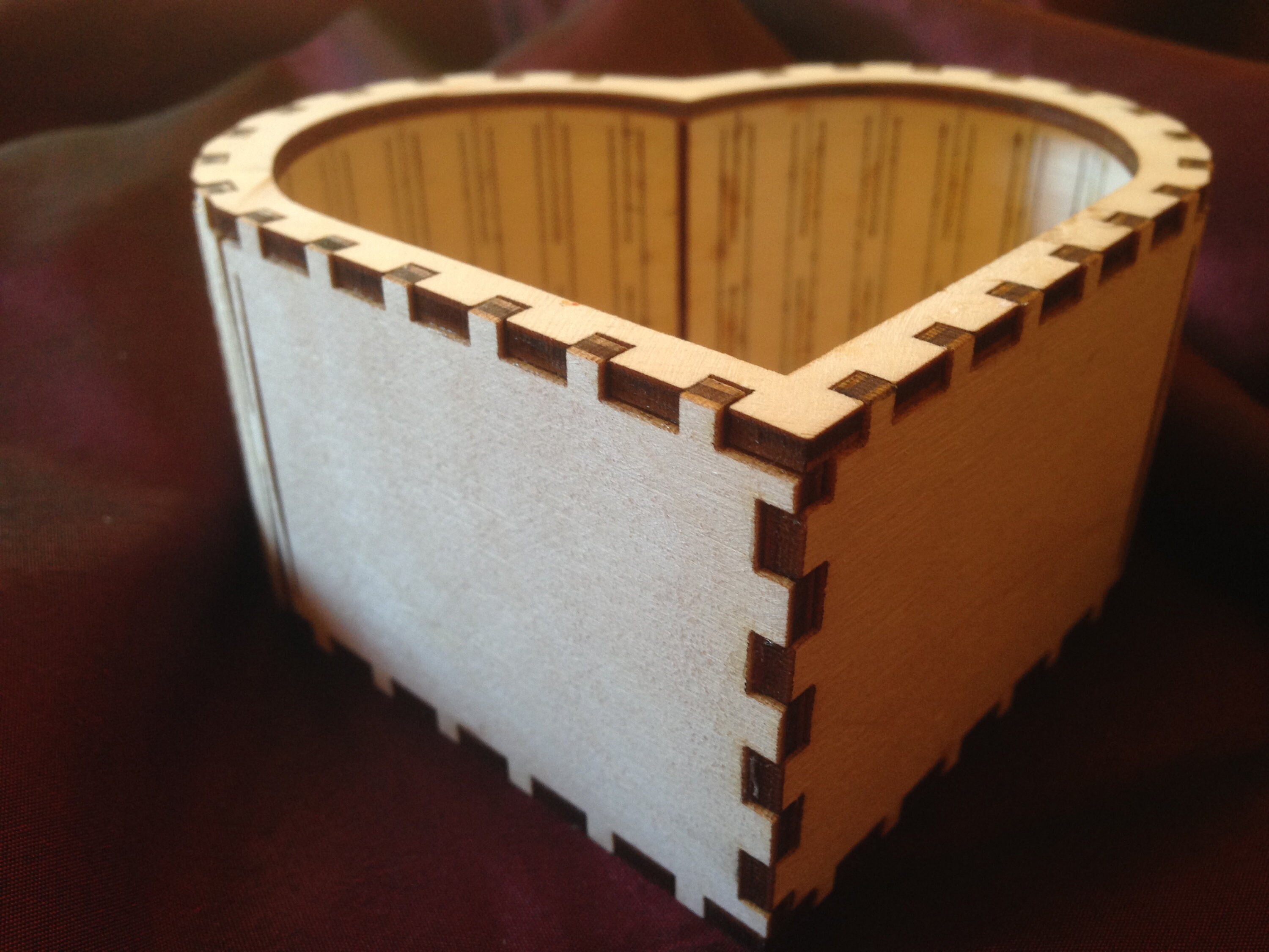 Personalizable Wooden Heart Shape Box With Rose Wood Wedding - Etsy