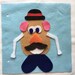Felt Quiet Book Page-mr. Potato Head, Activity Book for Preschool - Etsy