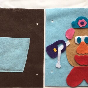 Felt Quiet Book Page-mr. Potato Head, Activity Book for Preschool - Etsy