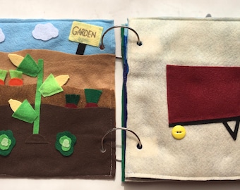 Food Quiet Book - Etsy