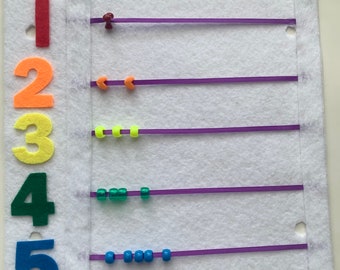 Montessori Short Colored Bead Stair Booklets Montessori - Etsy