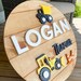 Construction Baby Name Sign - Etsy