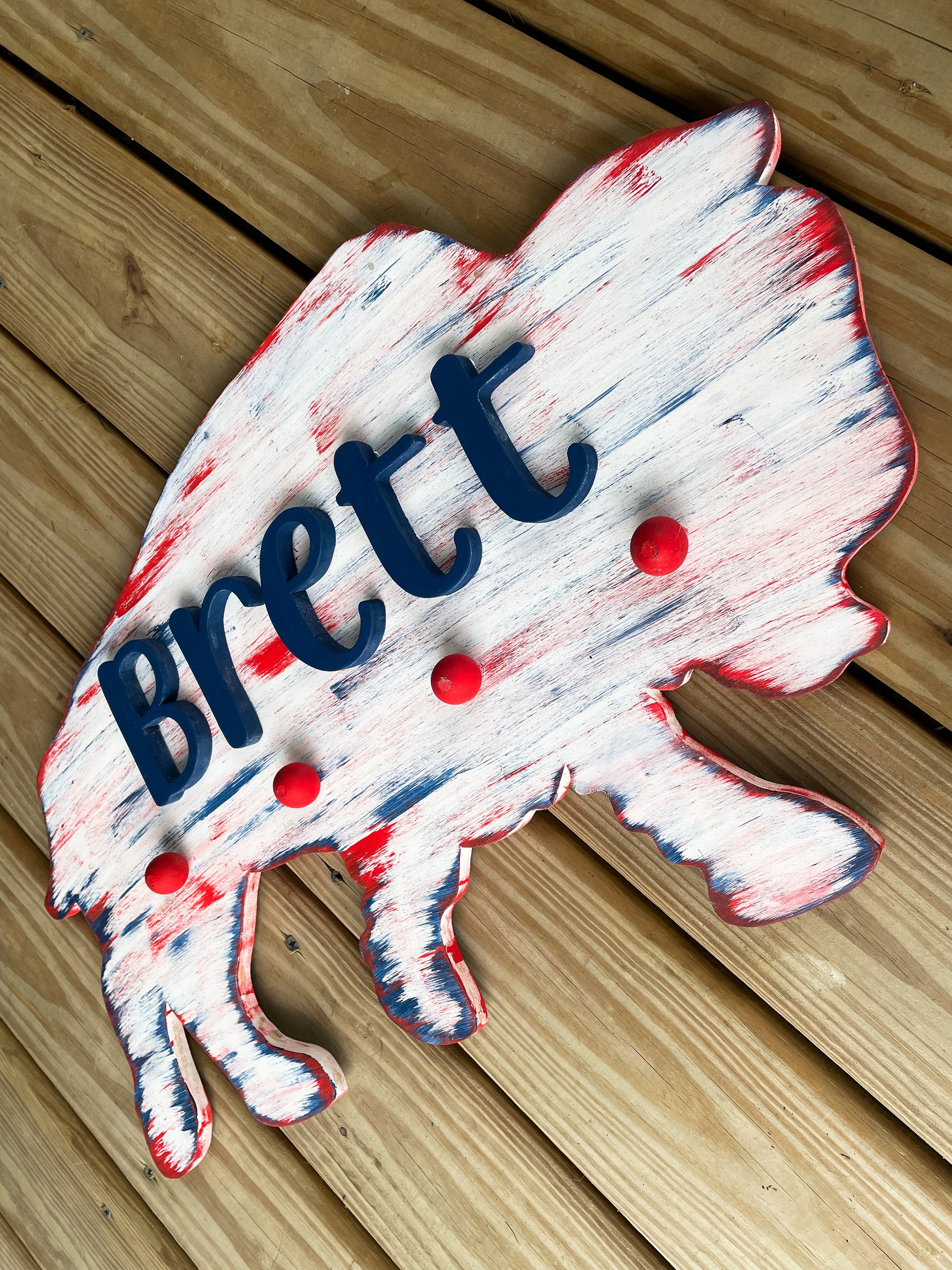 Buffalo Bills Themed Nursery Sign Buffalo Decor Wall Plaque - Etsy