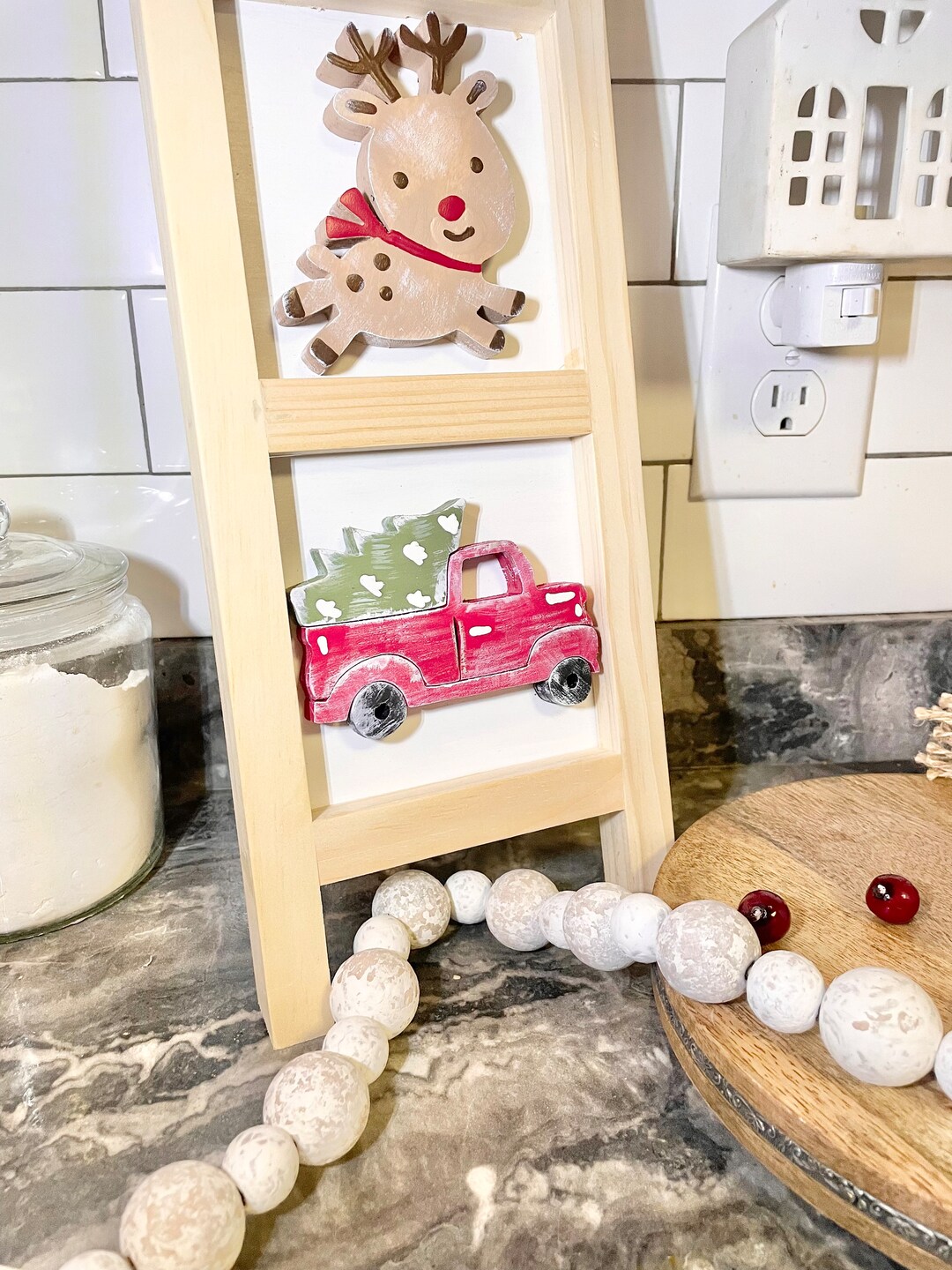 Interchangeable Countertop Ladder, Kitchen Decor, Custom Signs - Etsy