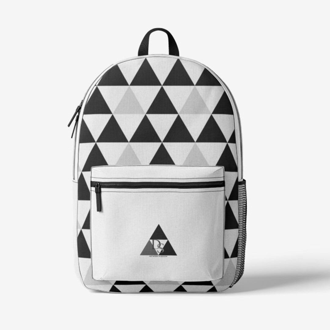Retro Backpack Black and Gray Tri-logo - Etsy