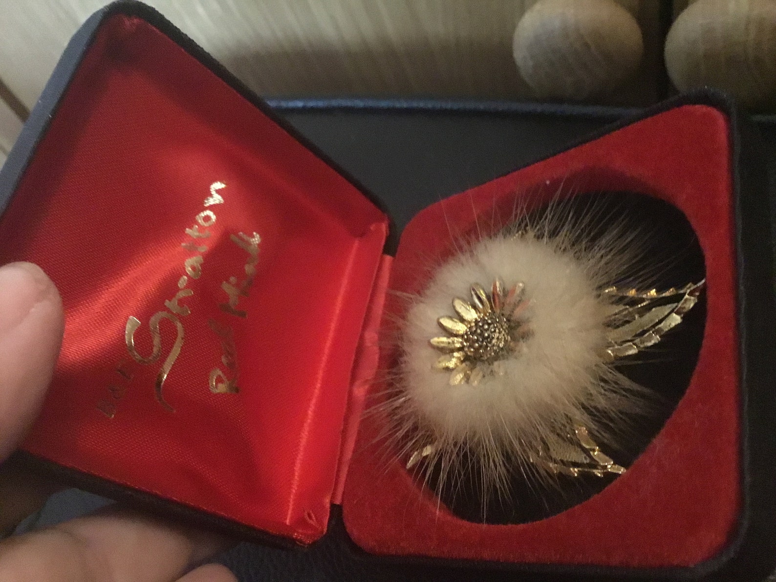 Vintage 140s 50s Era Real Mink Brooch Stratton Boxed - Etsy