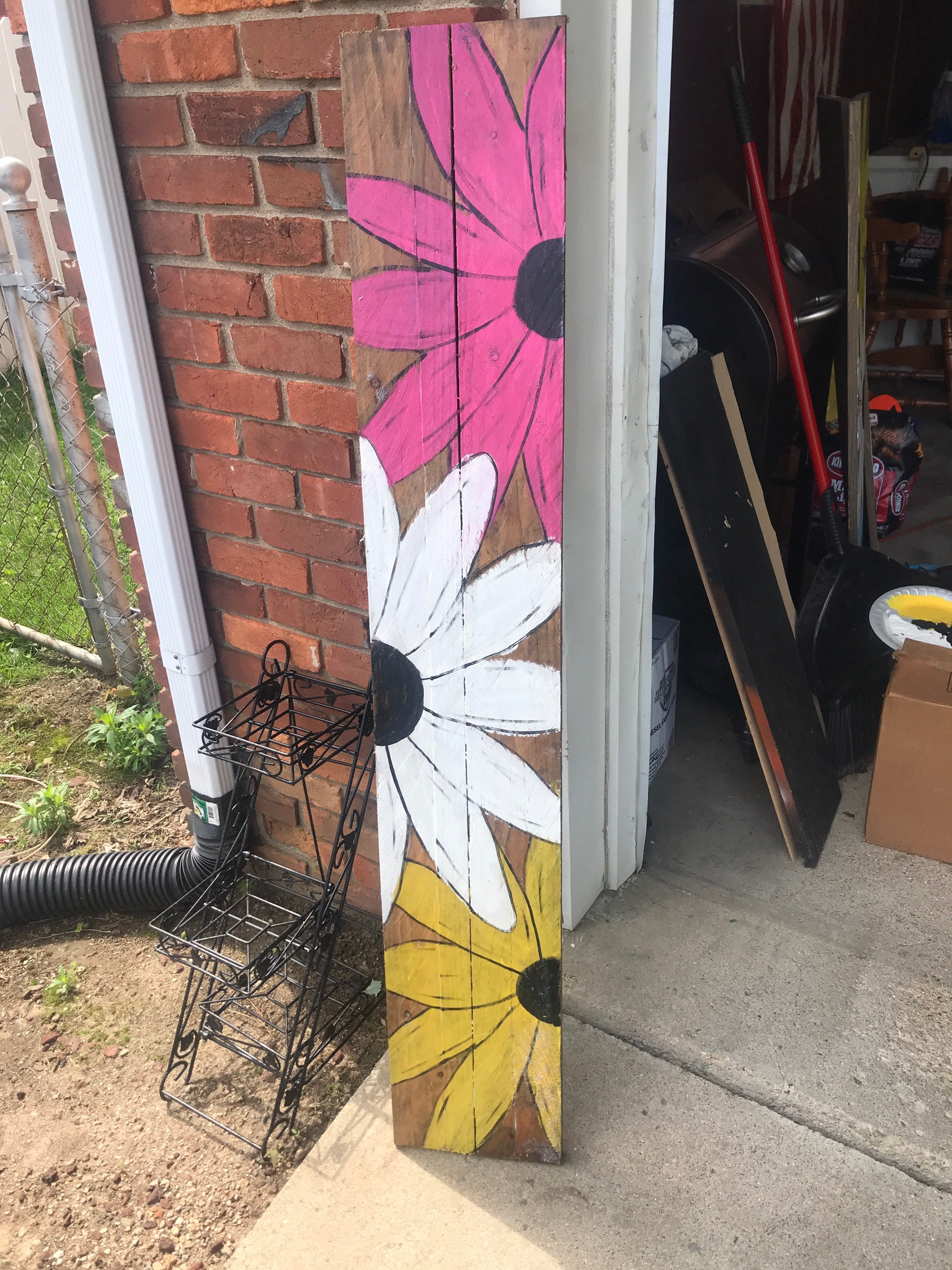 Flower Porch SIgns Handpainted | Etsy