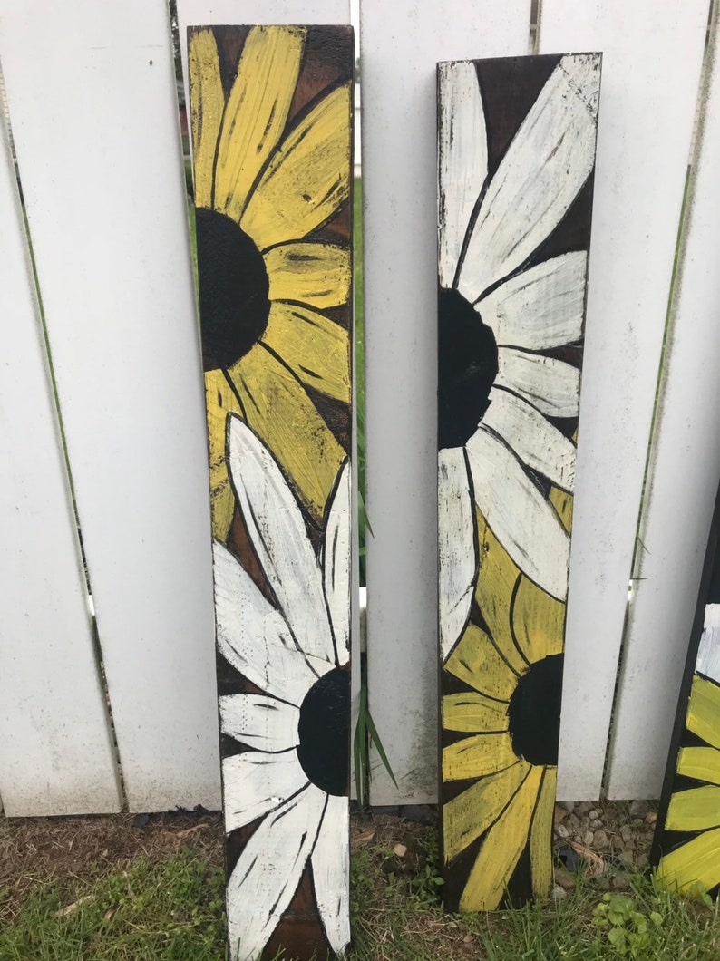 Flower Porch SIgns Handpainted | Etsy