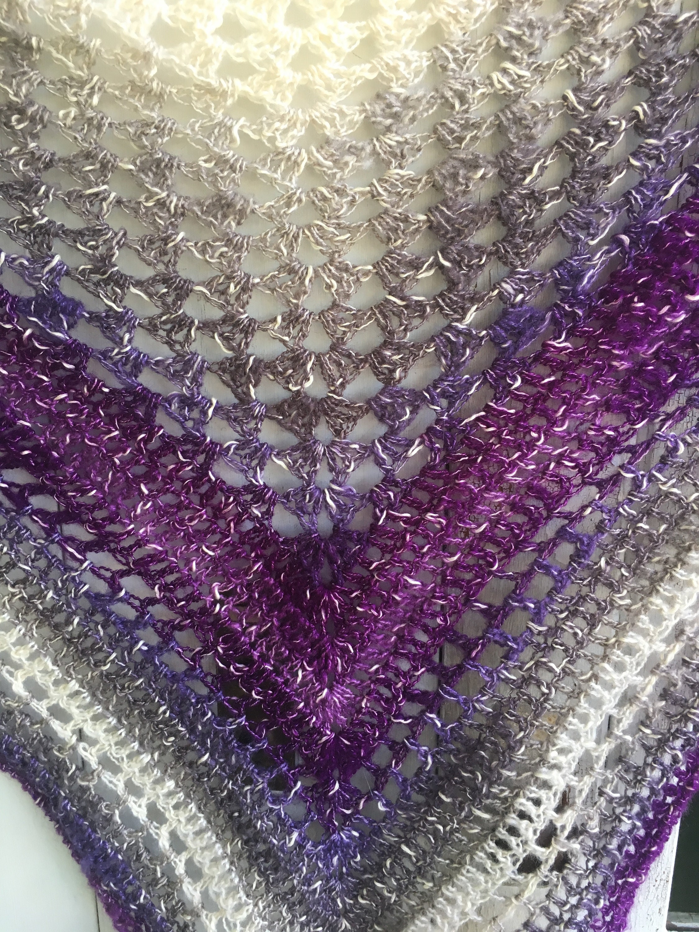 Easy Crochet Shawl Pattern - Etsy