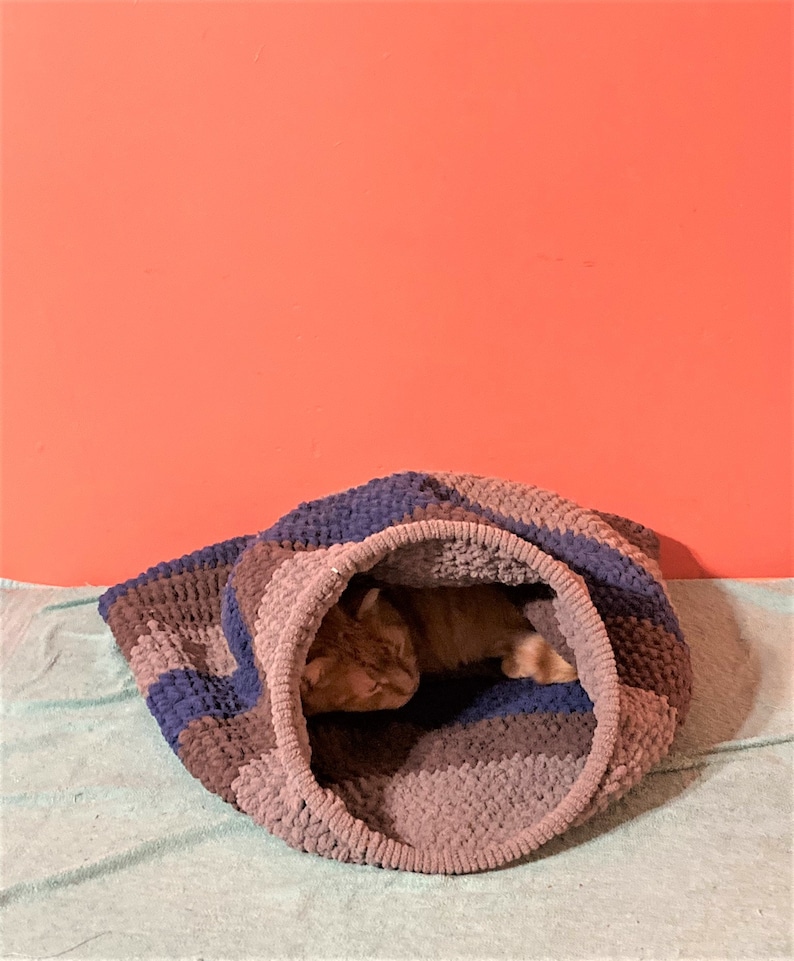 Crochet Cat Cave Pattern - Etsy
