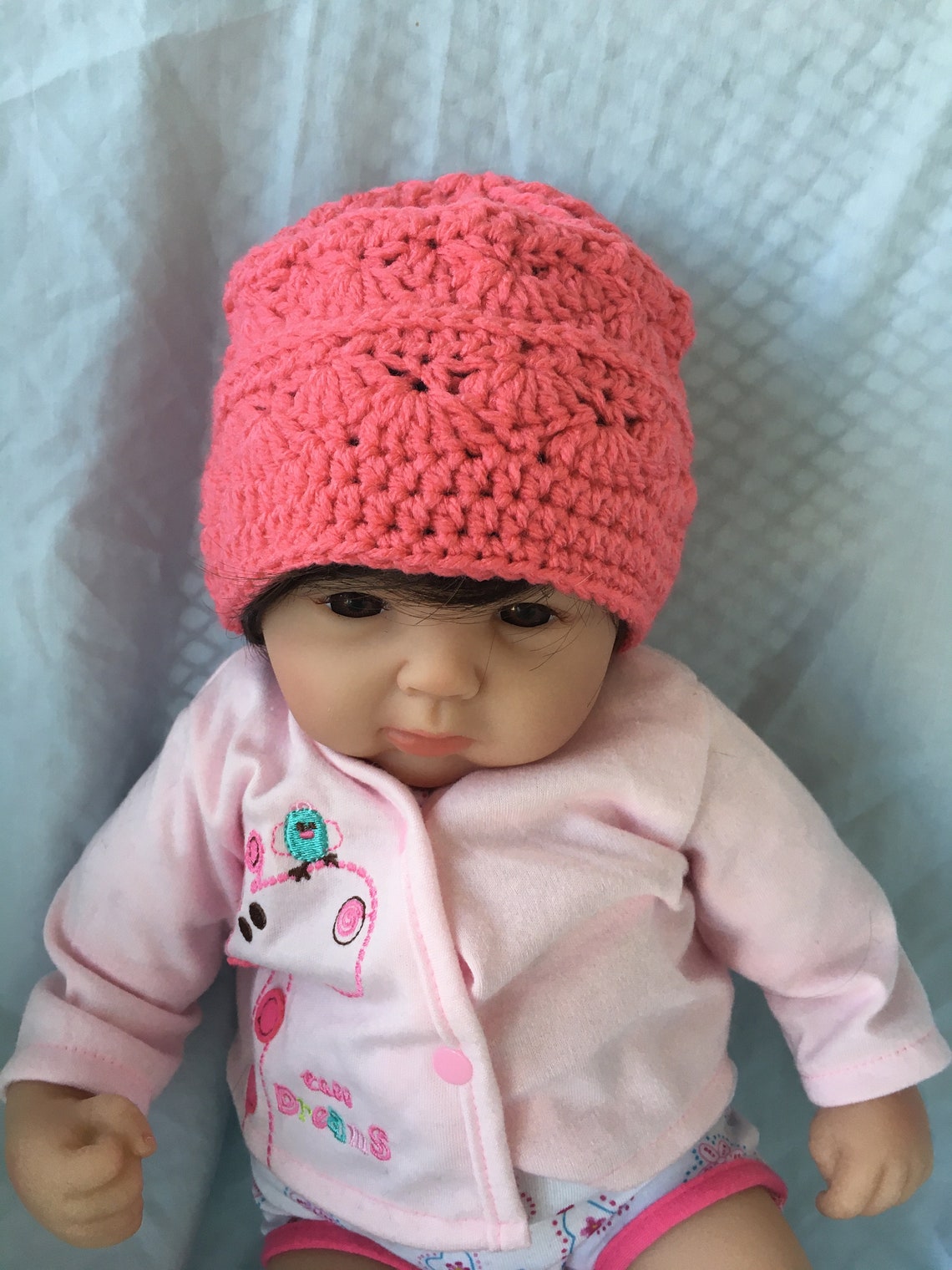 Crochet Shell Stitch Baby Hat Pattern Sophie's Shell | Etsy
