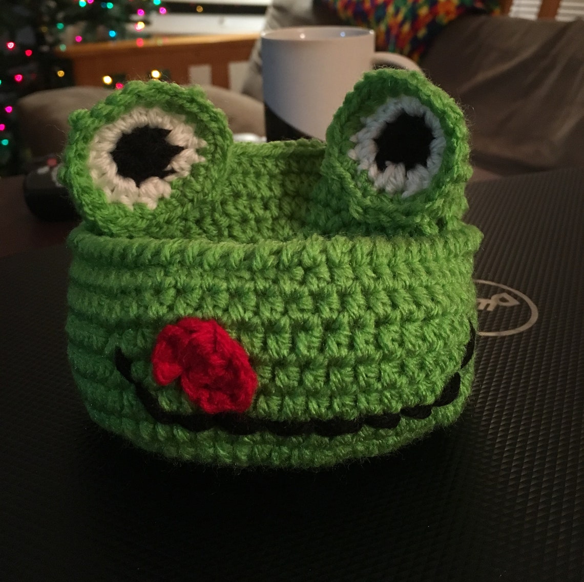 Crochet Frog Coffee Coaster Set Pattern - Etsy