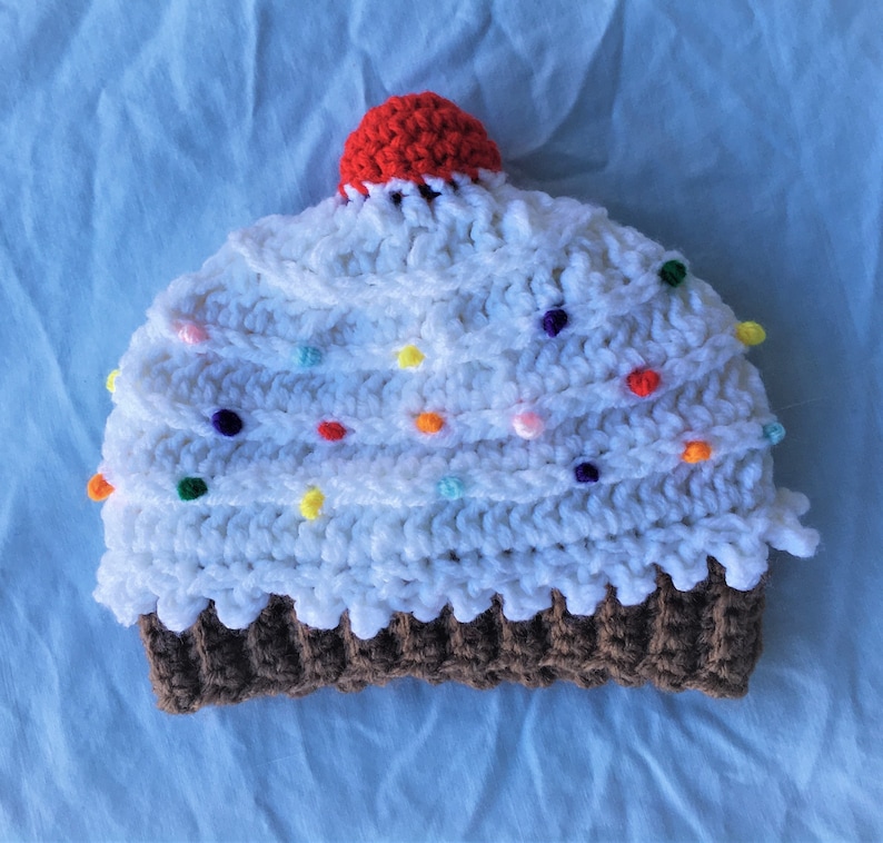Crochet Cupcake Hat for Baby Pattern - Etsy