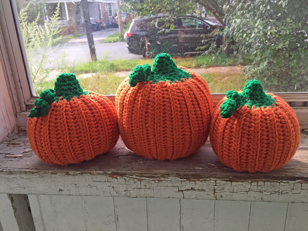 Crochet Stuffed Pumpkins Pattern - Etsy