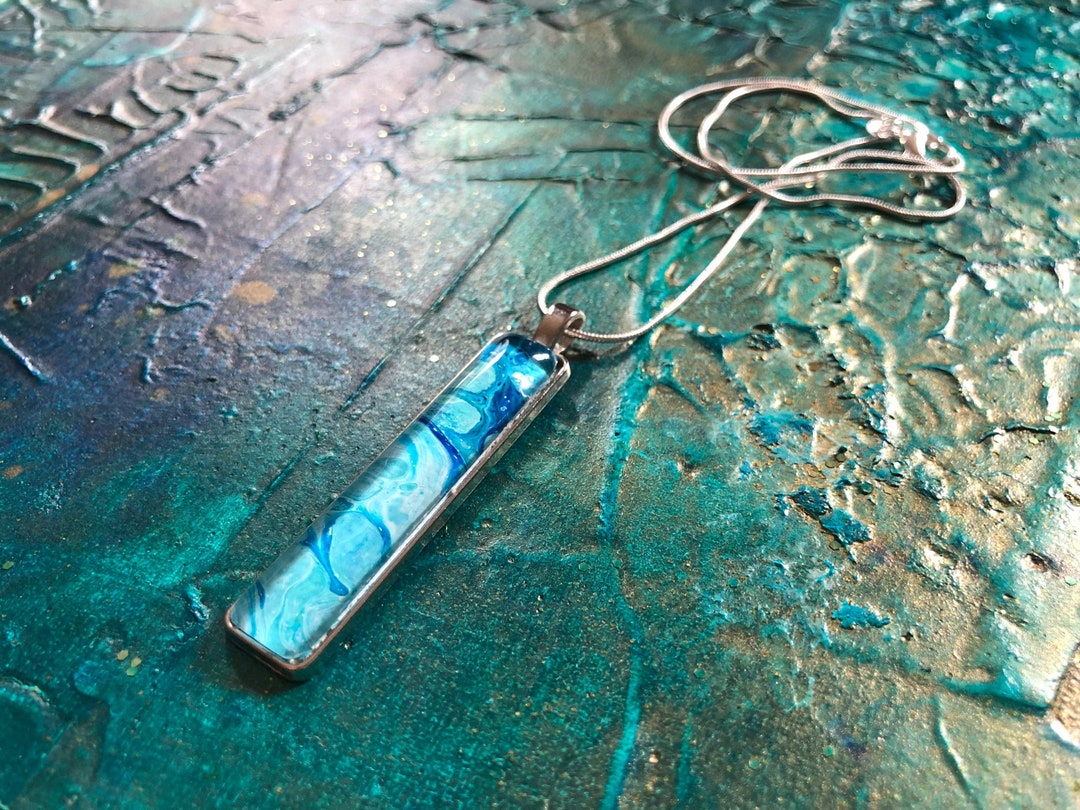 Water Pendant Necklace VI - Etsy