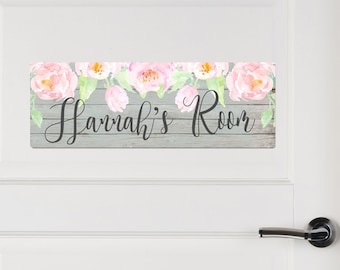 Girls Door Plaque - Etsy