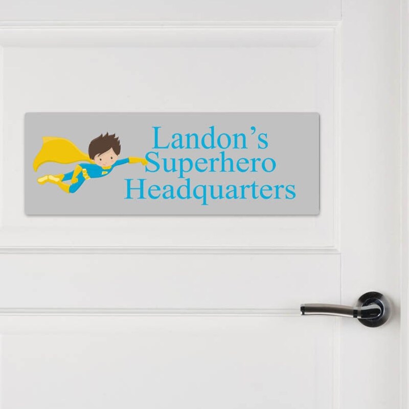 Superhero Door Sign - Etsy