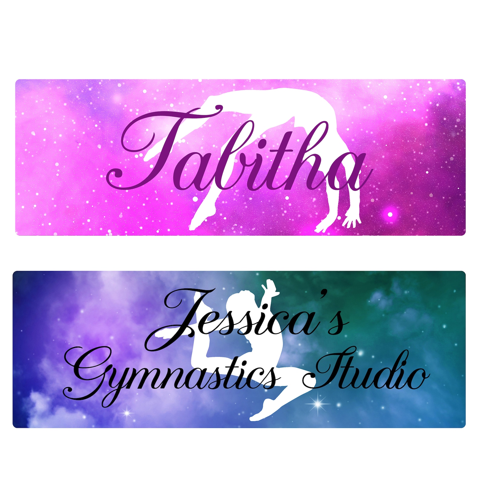 Personalized Gymnast Name Sign, Gymnastics Aluminum Door Sign, Gift for ...