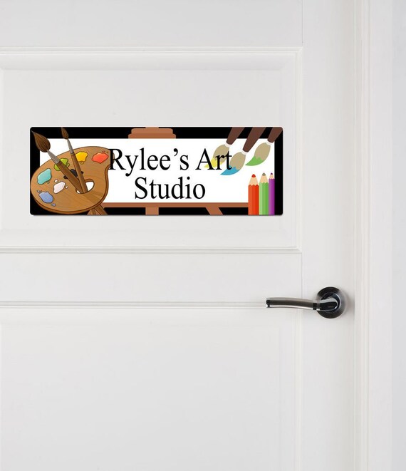 Personalized Art Sign Gift For Artists Sign For Art Room | Etsy