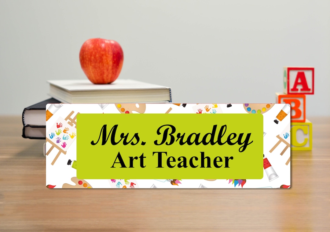 Personalized Teacher Signs, Aluminum Teacher Sign, Gift for Teacher ...
