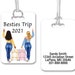 Best Friends Tag Personalized Vacation Tag Travel Bag Tag - Etsy