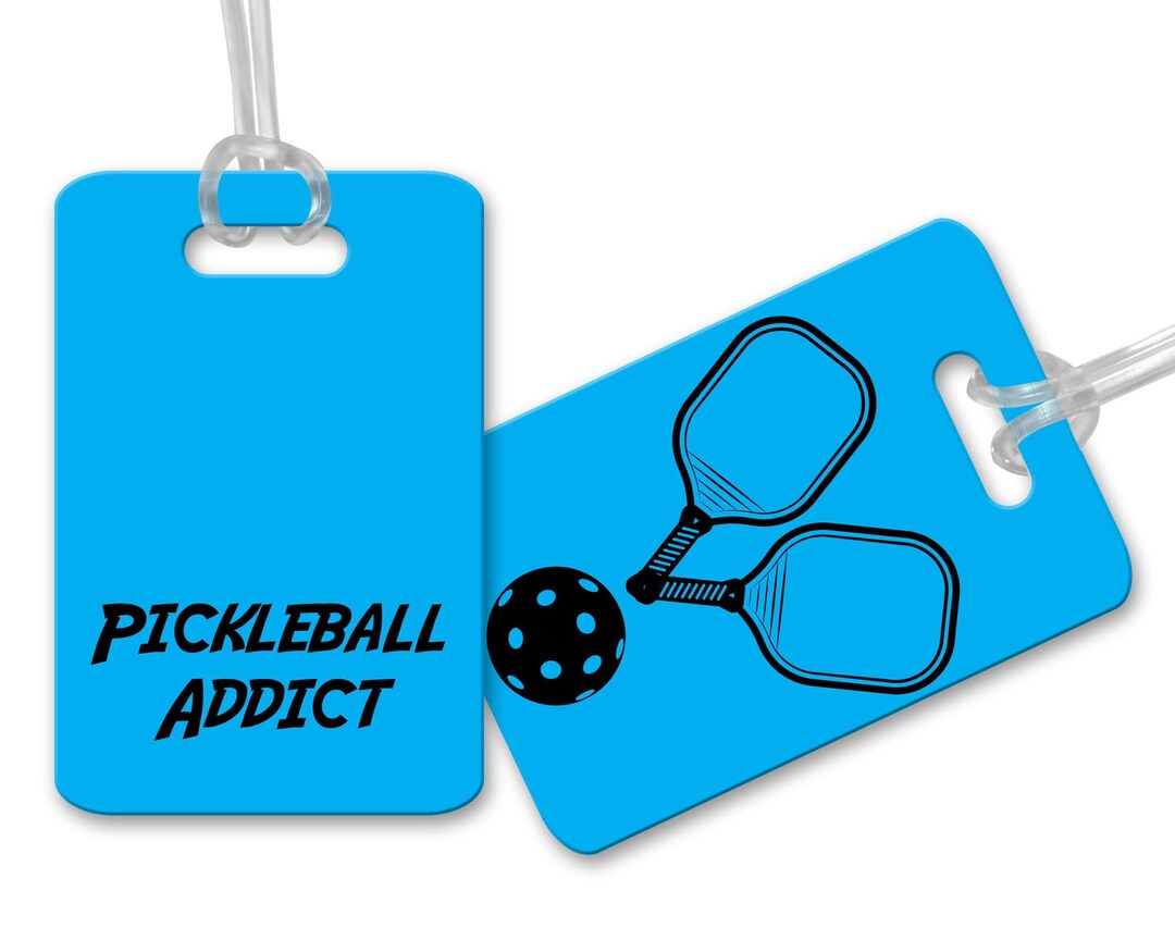 Pickleball Bag Tag, Personalized Bag Tag, Gift for Pickleball Player ...